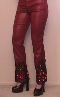 LED Flame Pants - Enlighted Designs