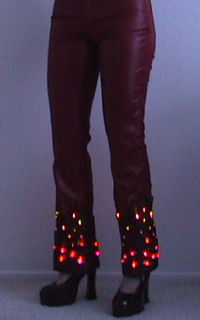 LED Flame Pants - Enlighted Designs